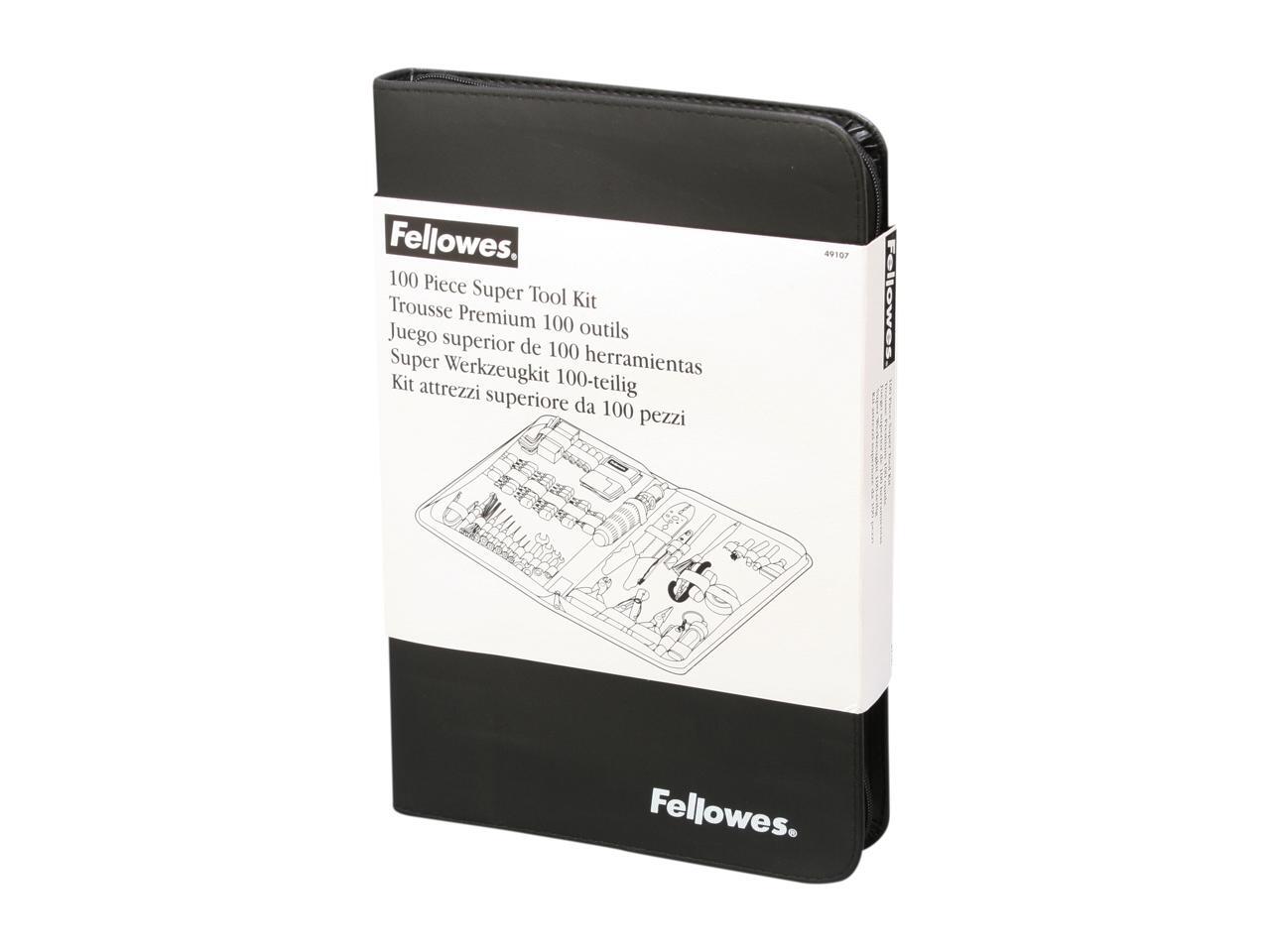 Fellowes 100-Piece Computer Tool Kit, Black (49107) - Newegg.com