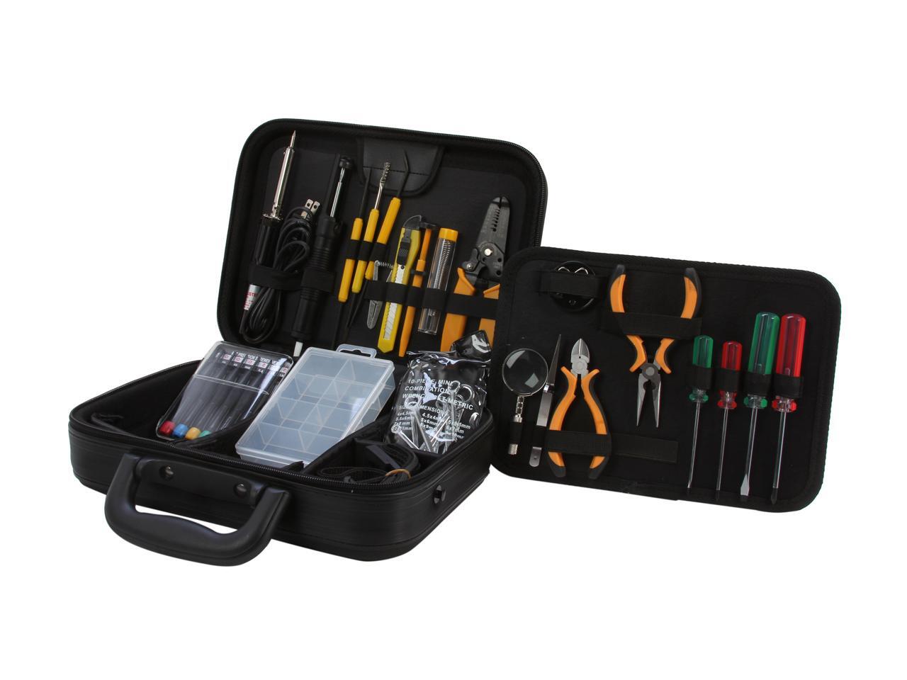 Syba SY-ACC65054 41-Piece Professional Workstation Repair Tool Kit, PU ... Syba SY-ACC65054 41-Piece Professional Workstation Repair Tool Kit, PU ...
