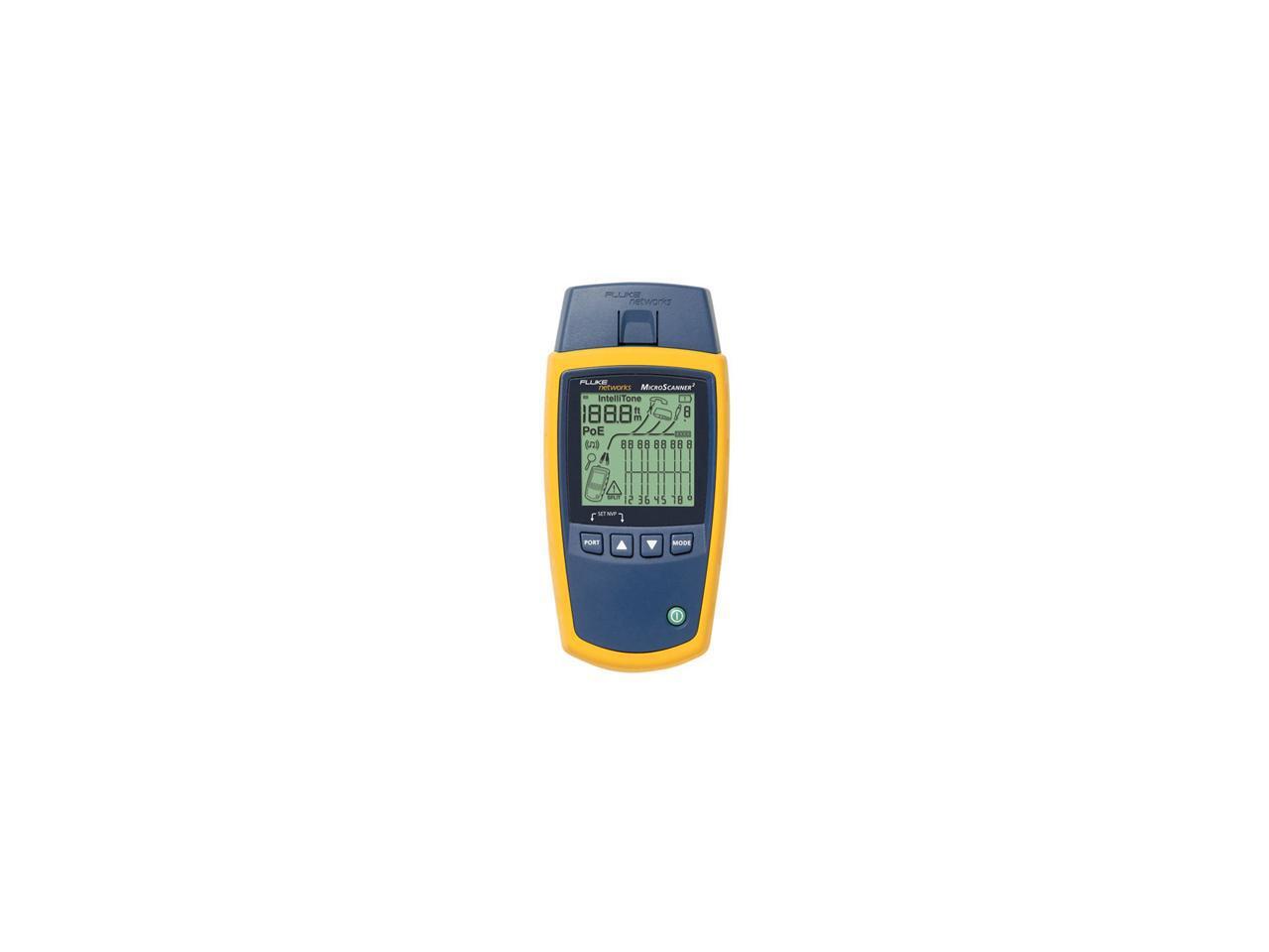 Fluke Networks MS2-100 MicroScanner2 VDV and Network Cable Tester ...
