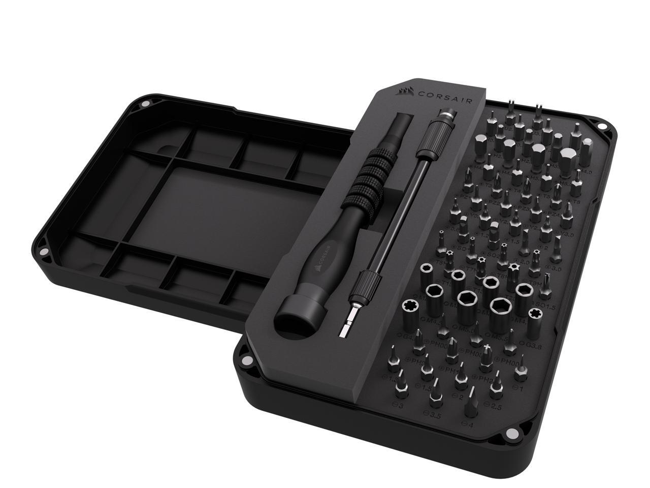 CORSAIR PC DIY Precision Toolkit - PC, Electronics Repair Kit - 65 ...