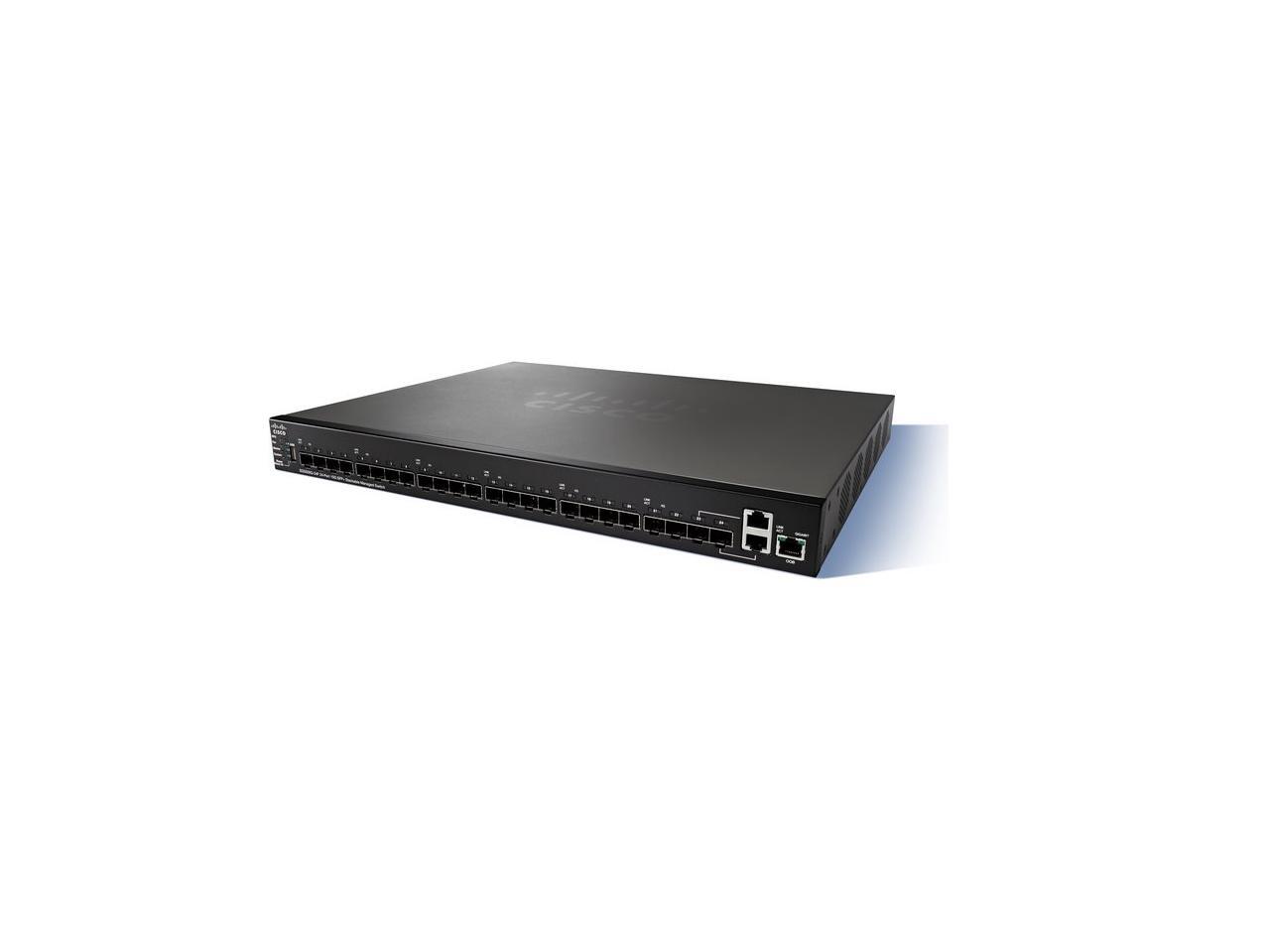 Cisco SMB SG550XG-24F-K9 24 Port Stackable Managed 10 Gb Ethernet ...