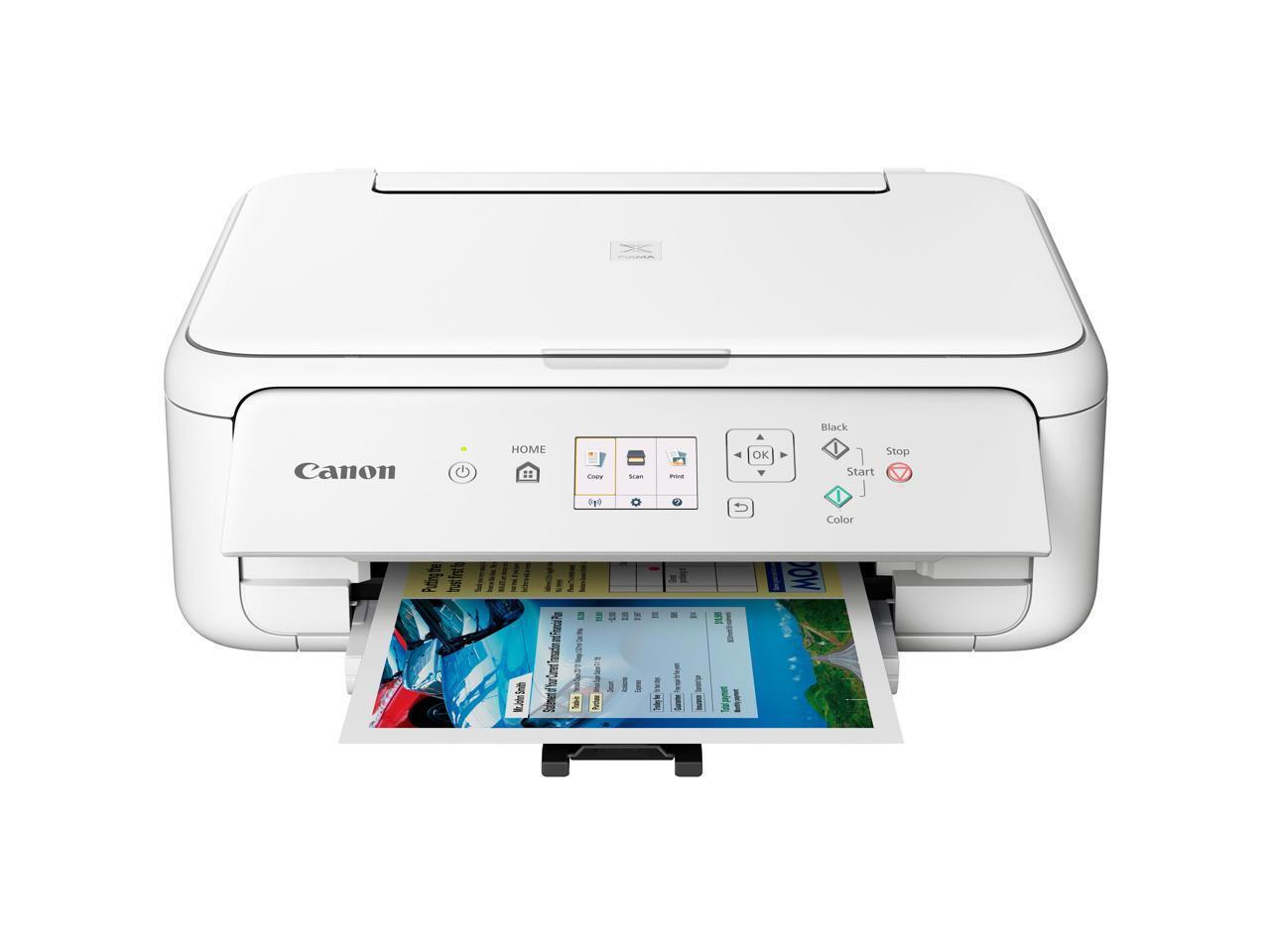 Canon PIXMA TS5120 WH Bluetooth / USB / Wi-Fi InkJet MFC / All-In-One ...