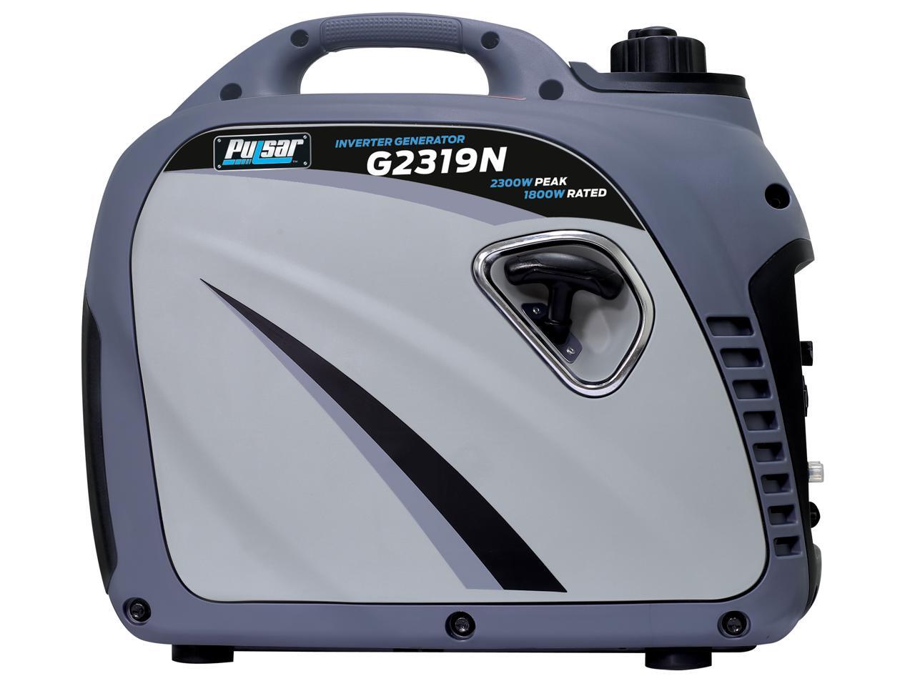 Pulsar G2319N 2,300W Portable Gas-Powered Inverter Generator with USB ...