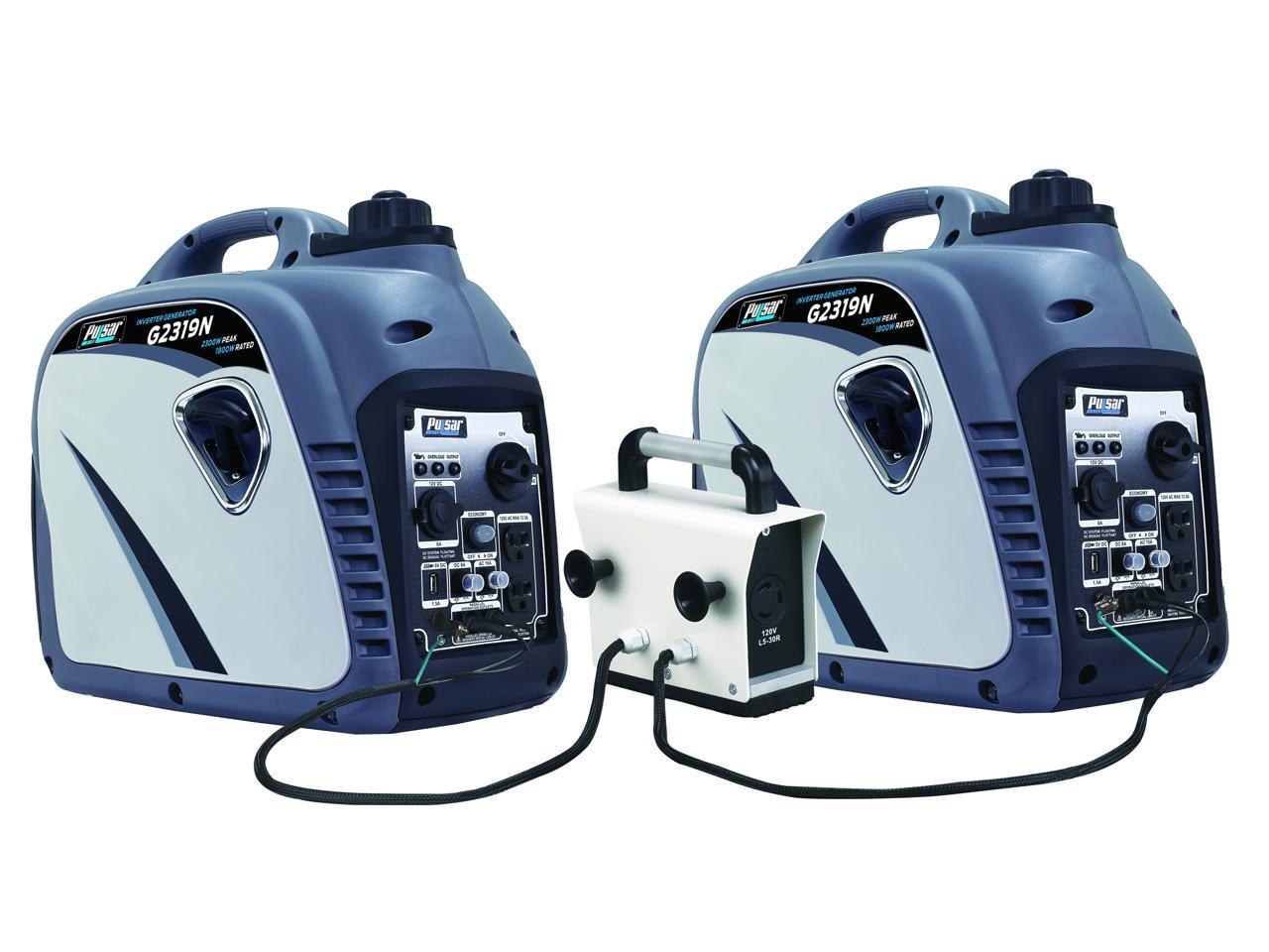 Pulsar G2319N 2,300W Portable Gas-Powered Inverter Generator with USB ...