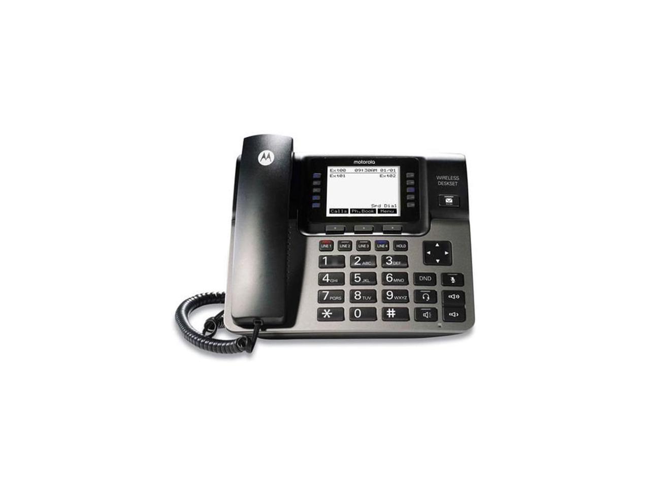 Motorola ML1100 DECT 6.0 Expandable 4-line Business Phone System with ...