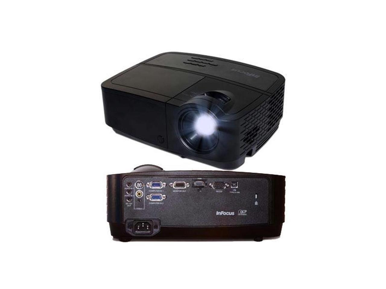 InFocus IN112A 800x600 SVGA 3000 Lumens HDMI 1.4 & Dual VGA Inputs ...
