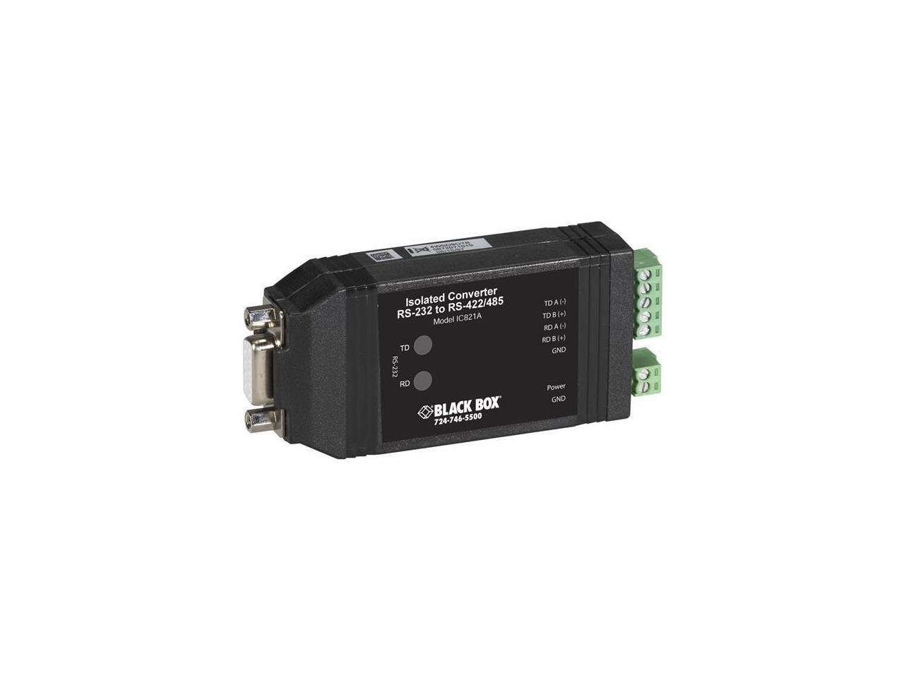 Black Box IC821A Box Universal Rs-232 To Rs-422/485 Converter - 1 X Db ...