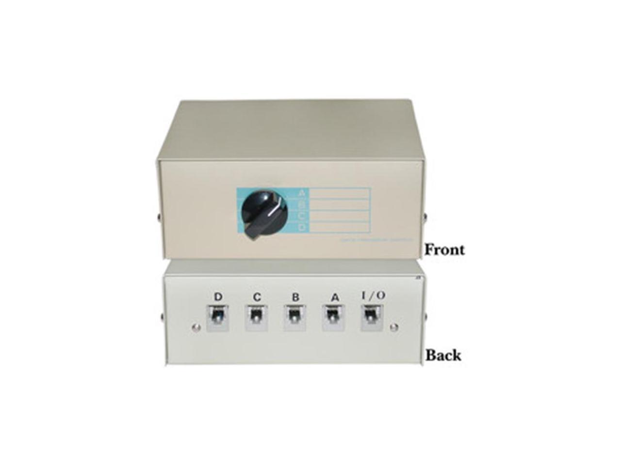 RJ12, ABCD 4 Way Switch Box - Newegg.com