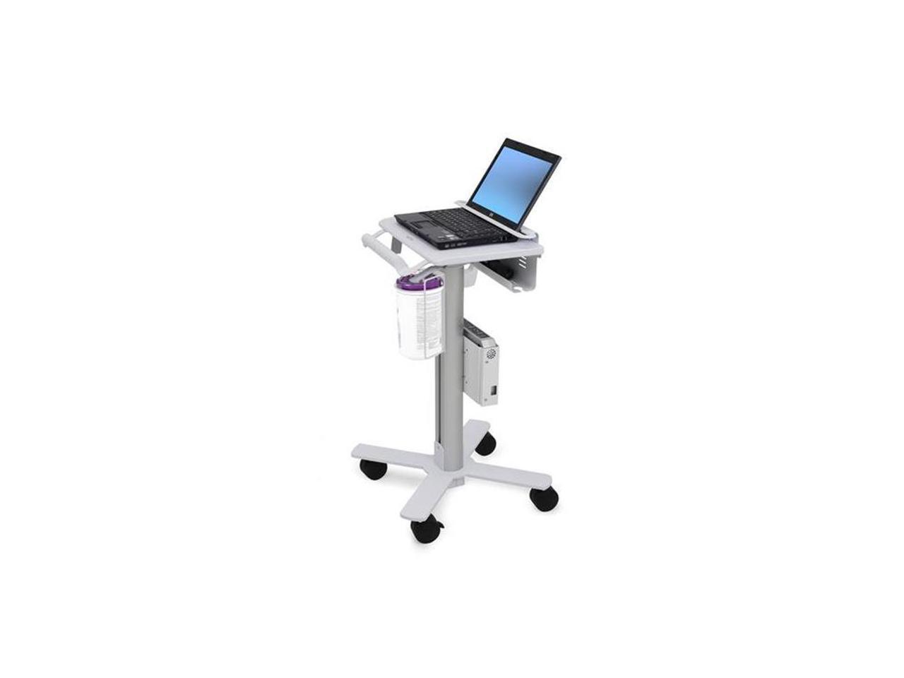 Ergotron - SV10-1100-0 - Ergotron StyleView Laptop Cart, SV10 - 32 lb ...