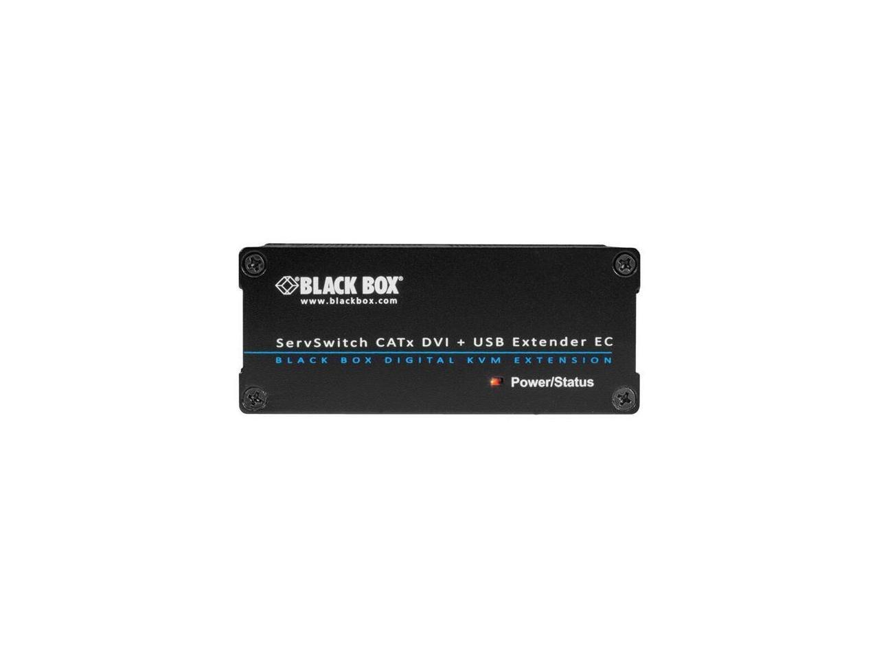 Black Box ACX300-R-R2 Kvm Catx Extender Receiver DVI-D Plus USB ...