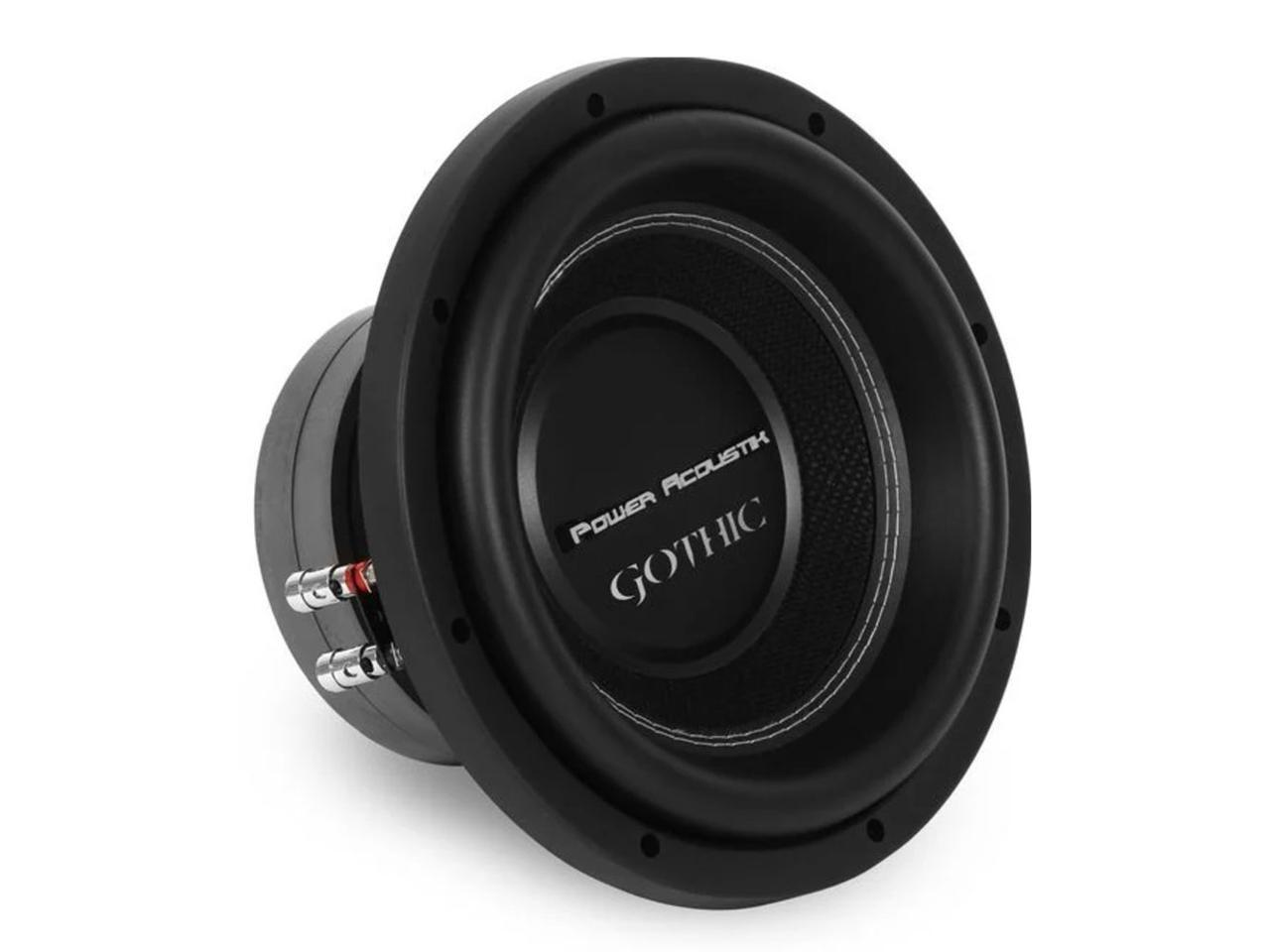 Power Acoustik GW3-10 Gothic Series 2ohm Dual Voice-Coil Subwoofer (10 ...