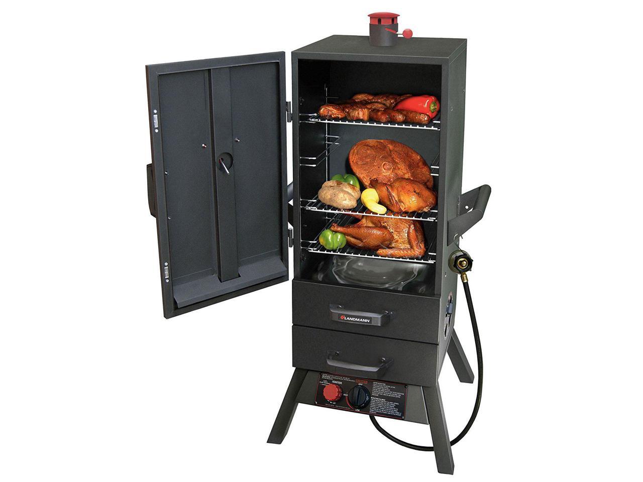 Landmann 3495GLA Vertical gas smoker - Newegg.com