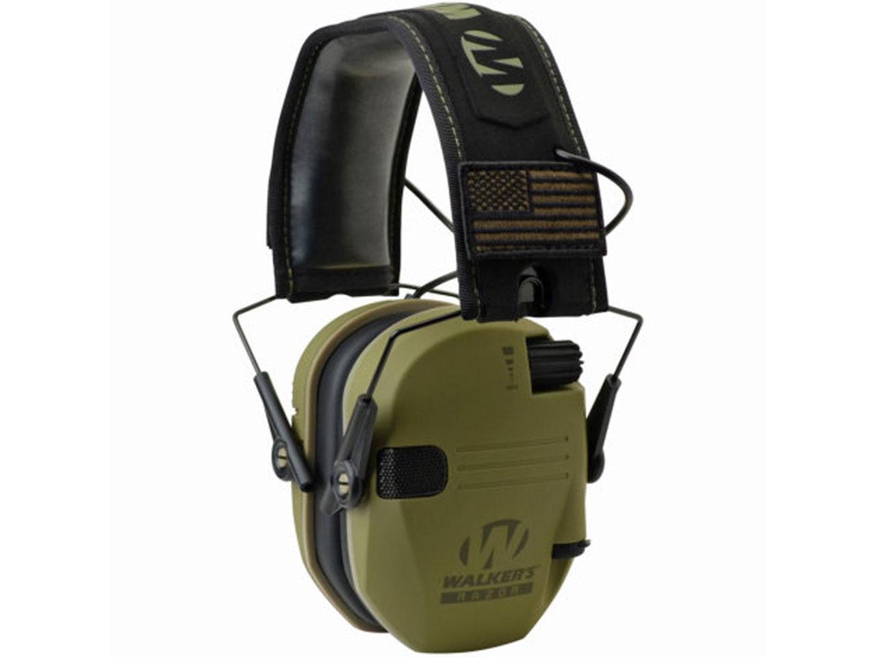 Walker's Patriot Razor Slim Shooting Ear Protection Muffs NRR 23dB ...