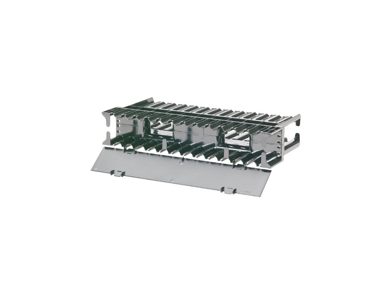 Panduit - NCMH2 - PANDUIT NetManager Horizontal Cable Manager - 2U Rack ...