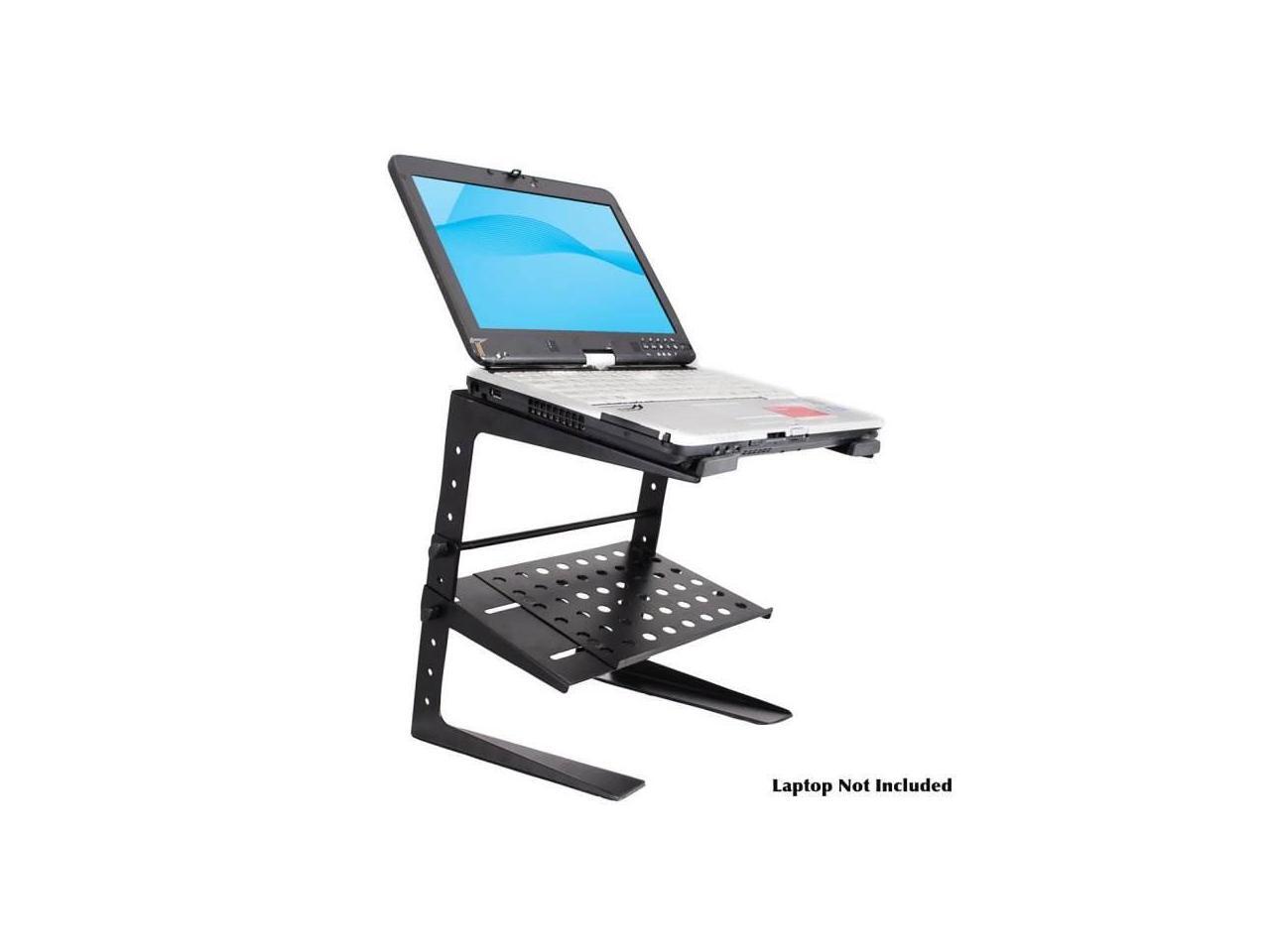 PylePro PLPTS26 Laptop Computer Stand for DJ with Storage Shelf ...