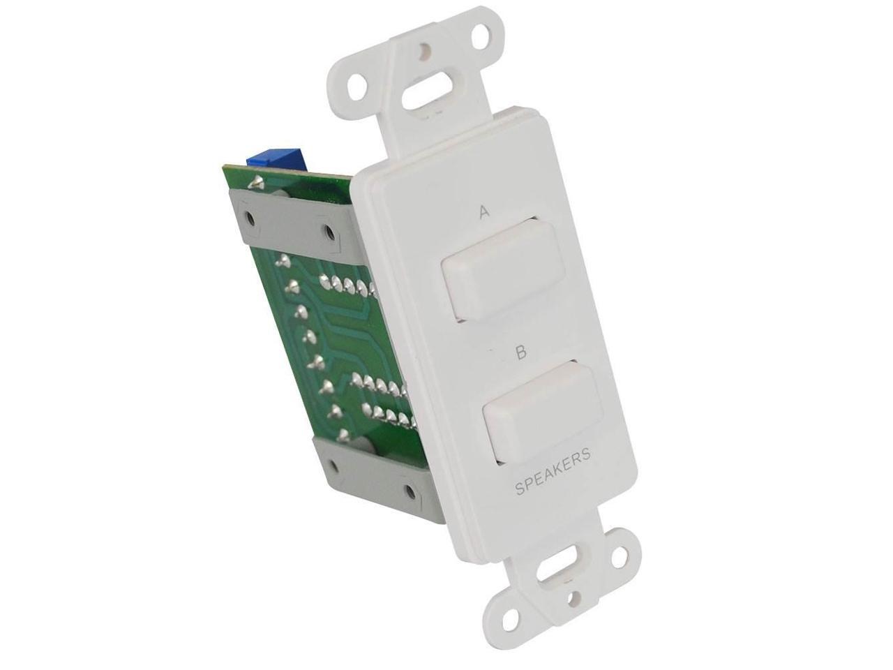 Pyle PVCS2 In-Wall Speakers A/B Source Selector Switch Control Audio ...