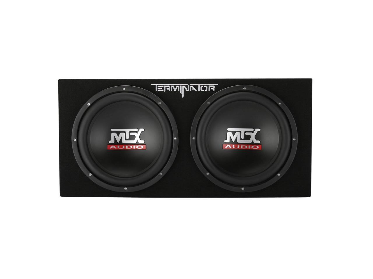 MTX 12-Inch 2000-Watt Max Car Audio Dual Loaded Subwoofer Box - Newegg.com