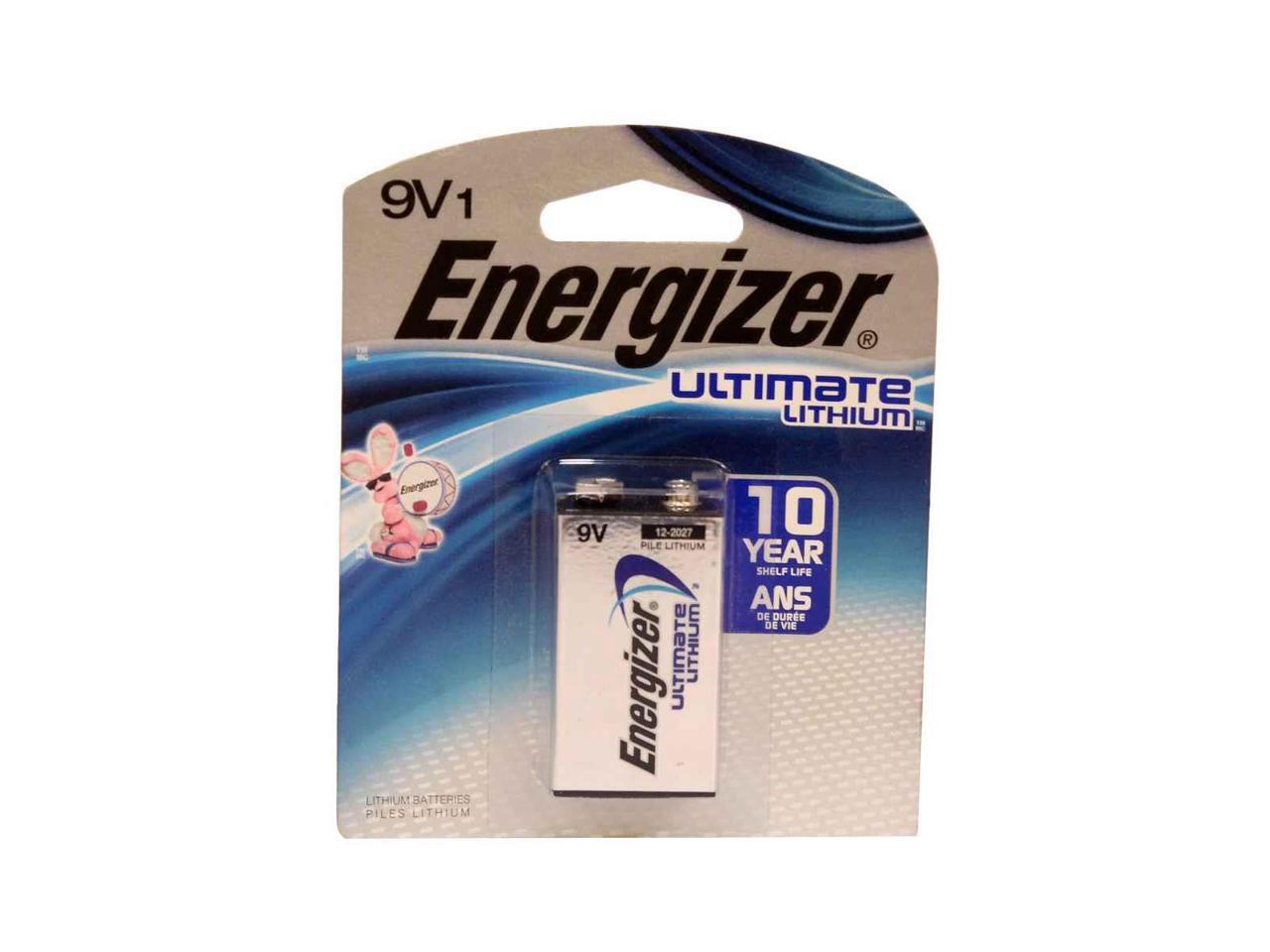 ENERGIZER-BATTERIES L522BP 1PK ULTIMATE LITHIUM 9V - Newegg.com