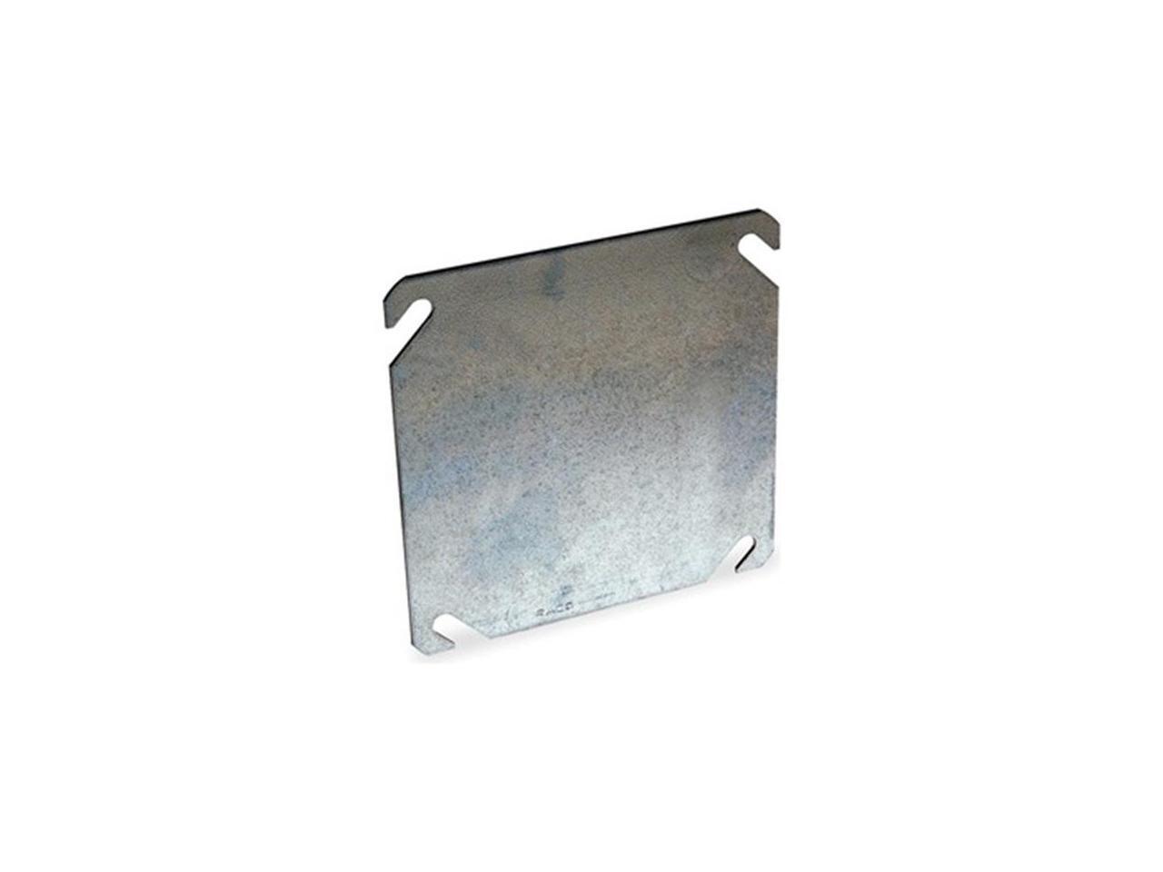 RACO 752 Square Electrical Box Cover 4-1/8" x 4-1/8" x 1/8" - Newegg.com