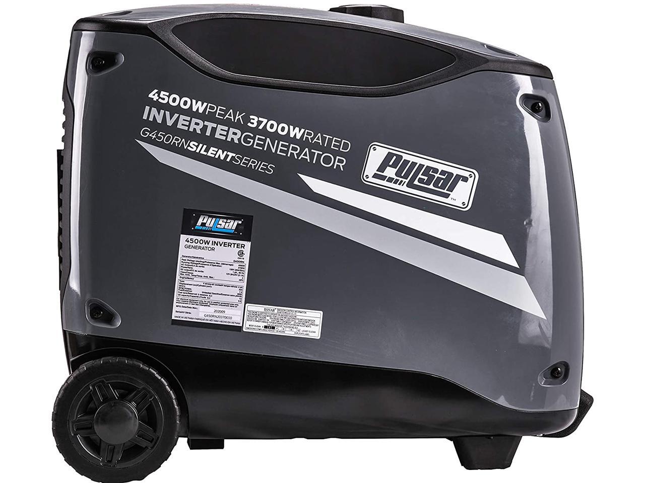 Pulsar Products G450RN, 4500W Portable Quiet Inverter Remote Start ...