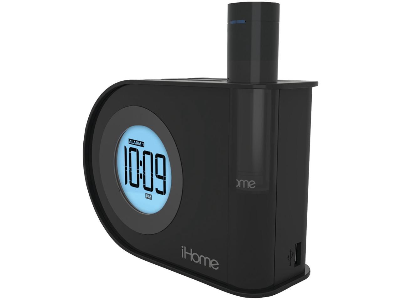 iHome iH402B Dual-Charging Dual Alarm Clock with USB & Removable Power ...