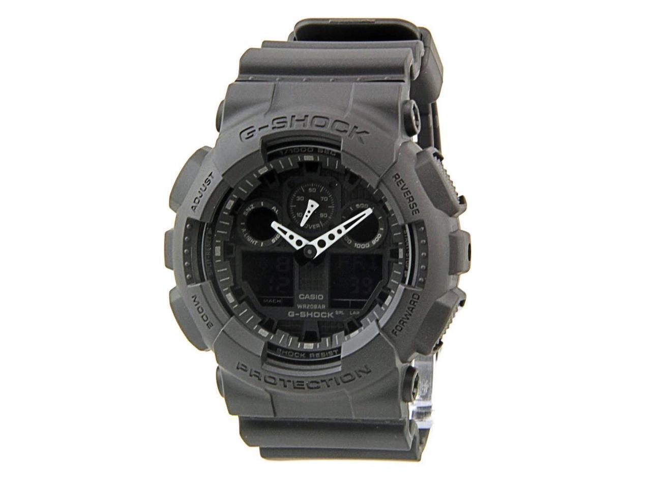 Casio GA100-1A1 Men's G-Shock Black resin Strap Watch - Newegg.com