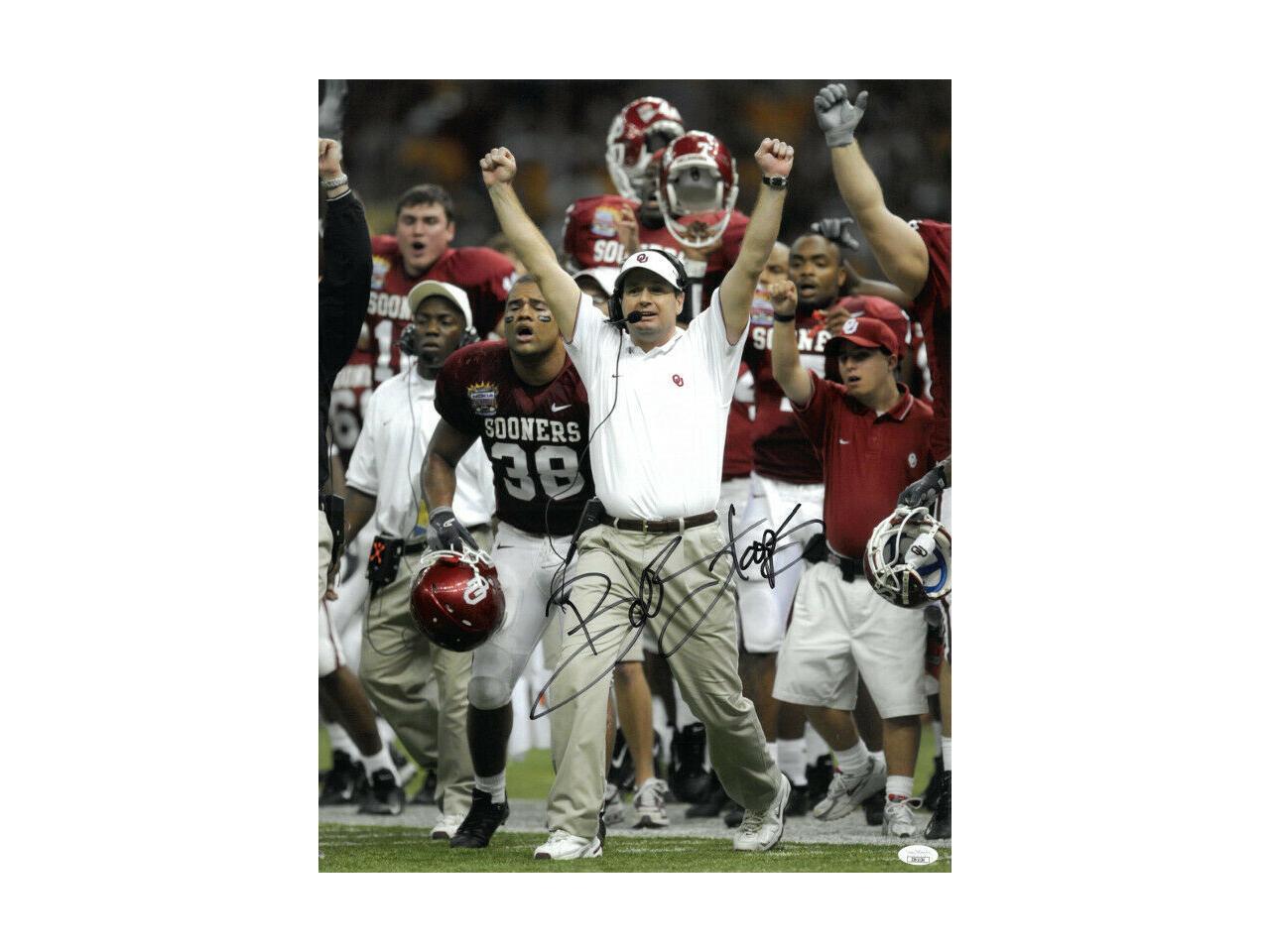 Bob Stoops signed Oklahoma Sooners Coaching 16x20 Photo- JSA ...