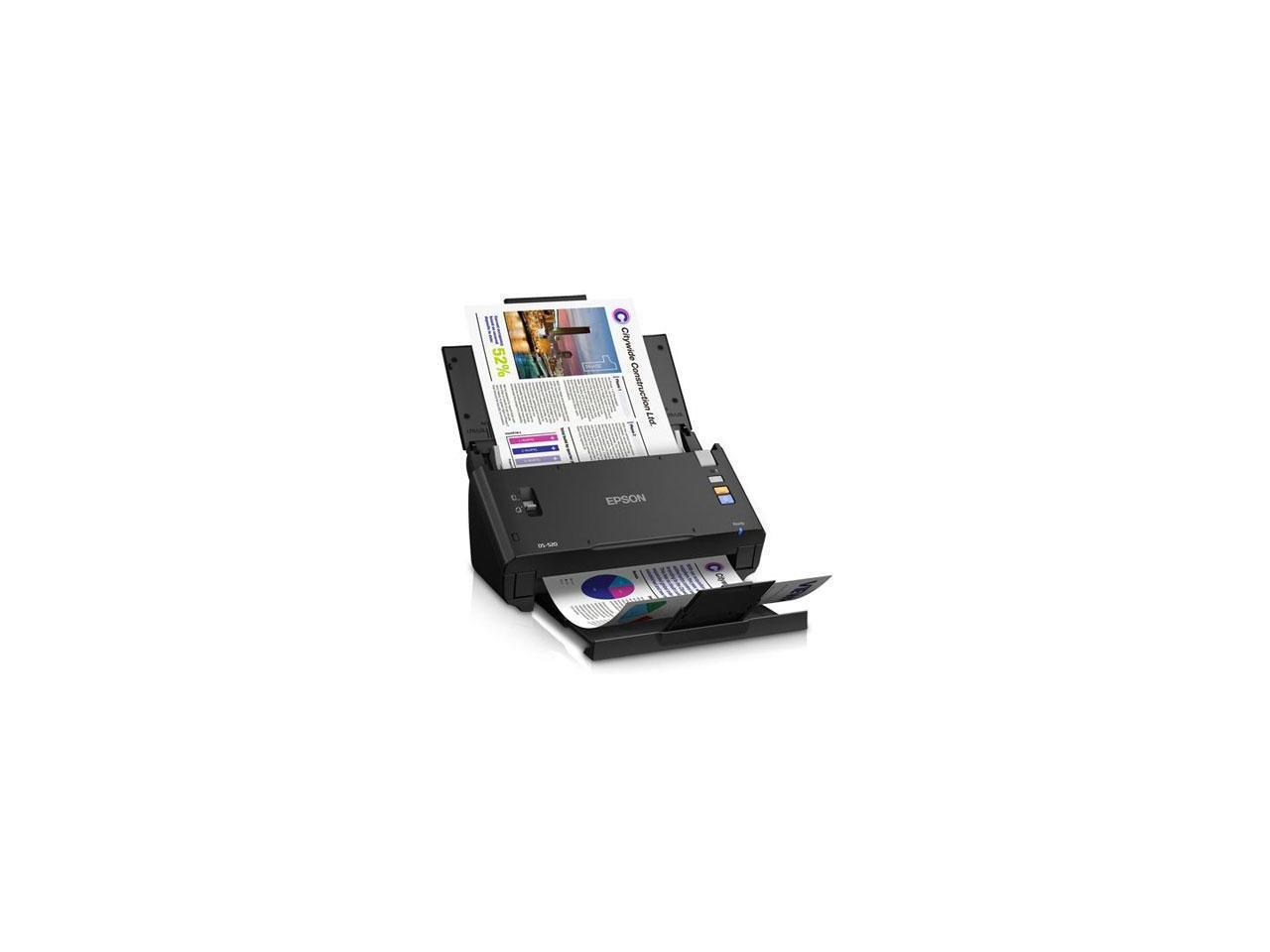 EPSON WorkForce DS-520(B11B234201) Duplex 600 dpi USB color document ...