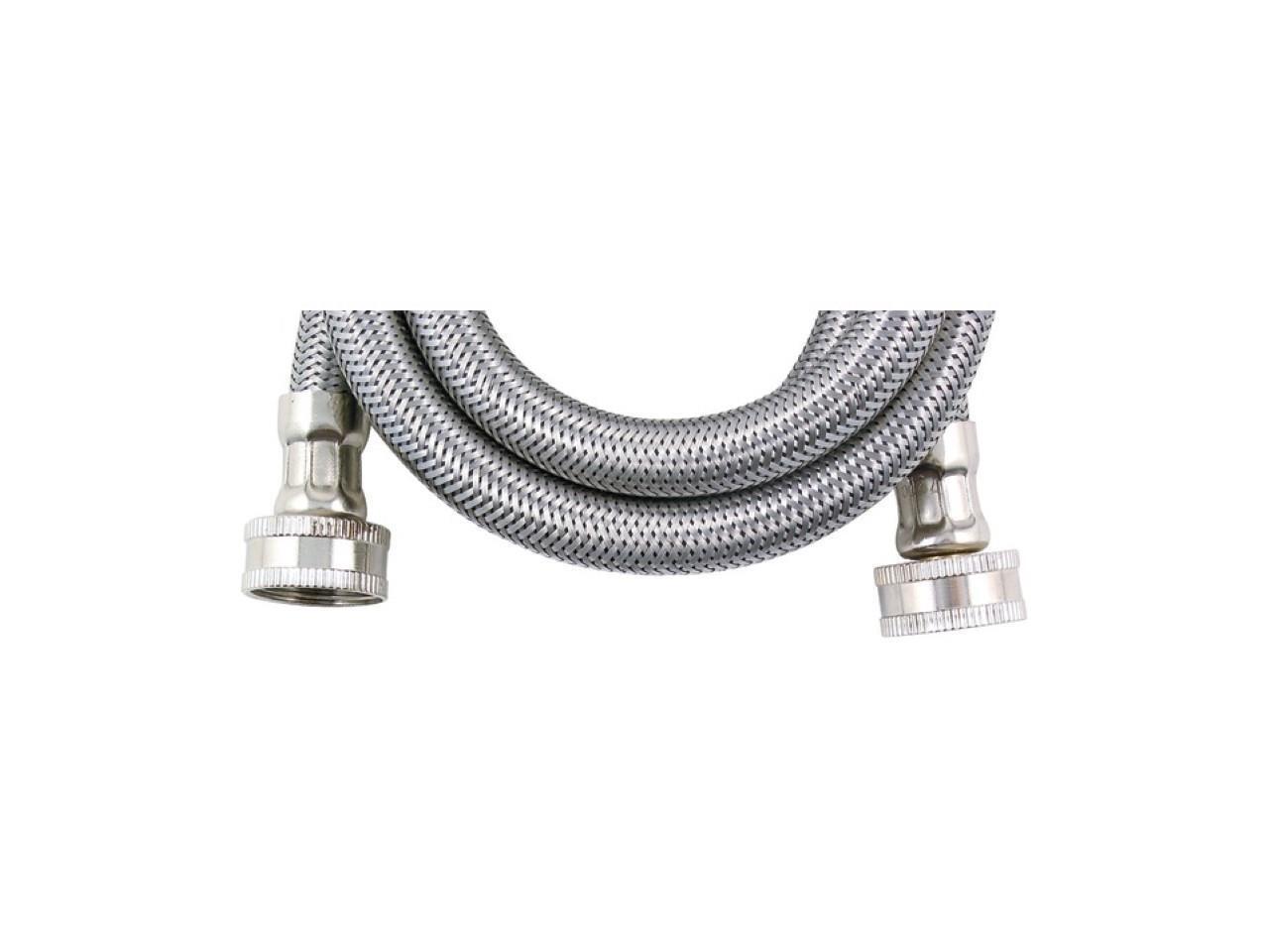 Certified Appliance Accessories WM96SS Braided Stainless Steel Washing ...