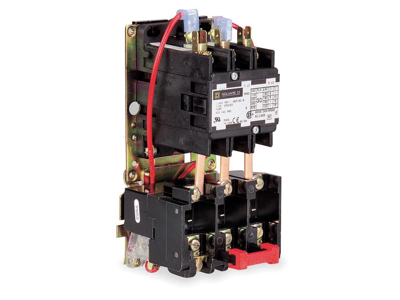 SQUARE D 8911DPSO53V09 DP Motor Starter,3P,50A,240V Coil,Open - Newegg.com