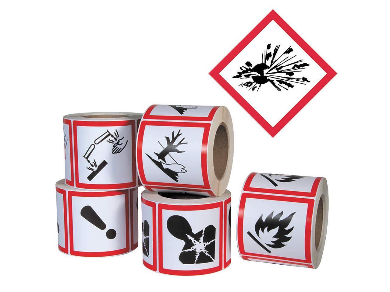 GHS SAFETY GHS1259 Pictogram Label,Exploding Bomb,PK500 - Newegg.com