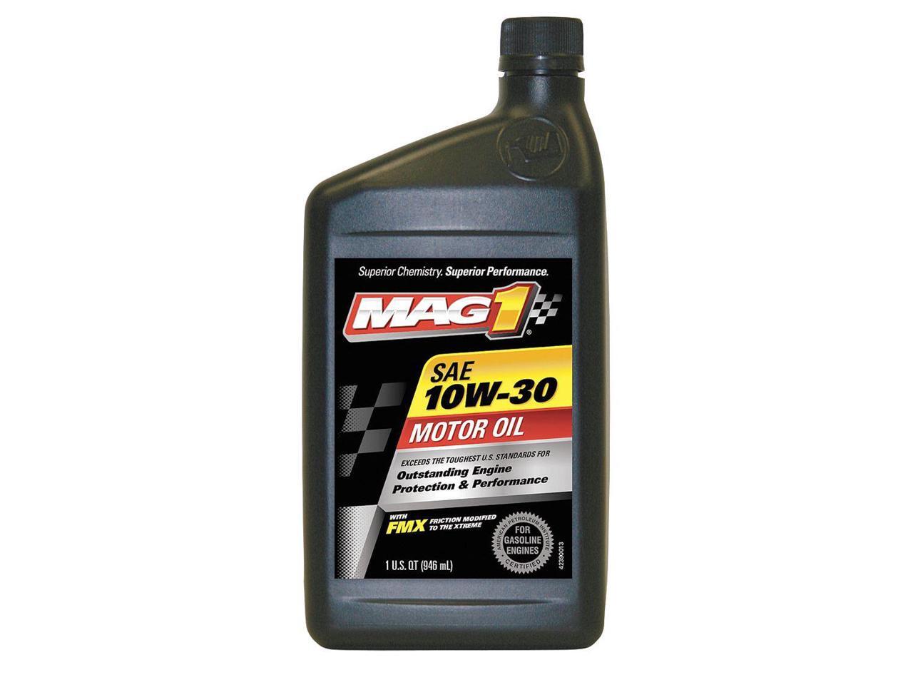 Mag 1 Conventional Engine Oil, 1 qt. Bottle, SAE Grade: 10W-30, Amber ...