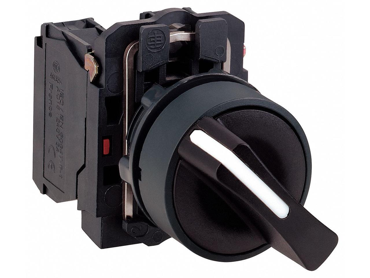 SCHNEIDER ELECTRIC XB5AD25 Non-Illum Selectr Swtch,22mm,2 Pos,Lever ...