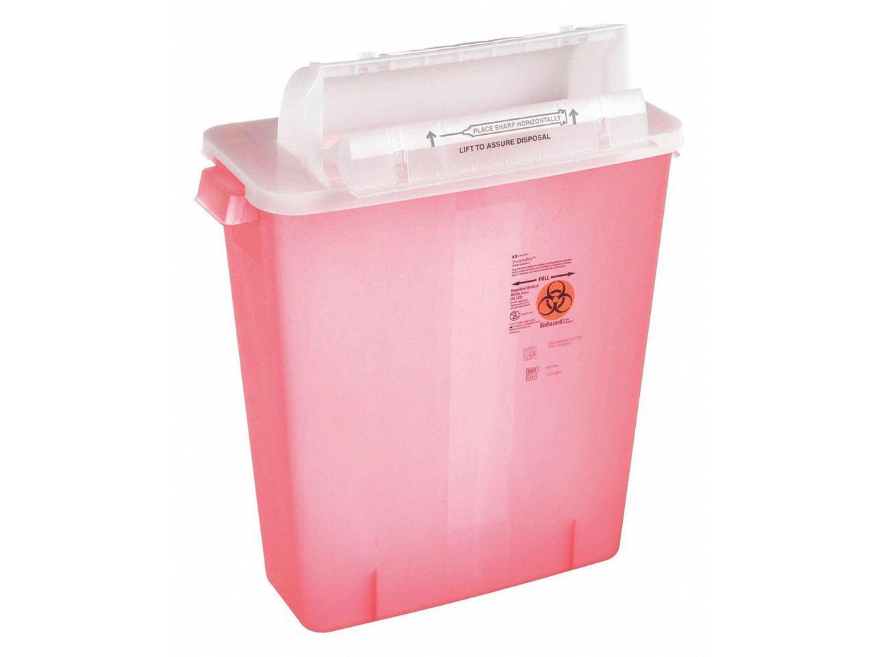 COVIDIEN S3GR100537 Sharps Container,3 Gal.,Sharpstar,PK5 - Newegg.com