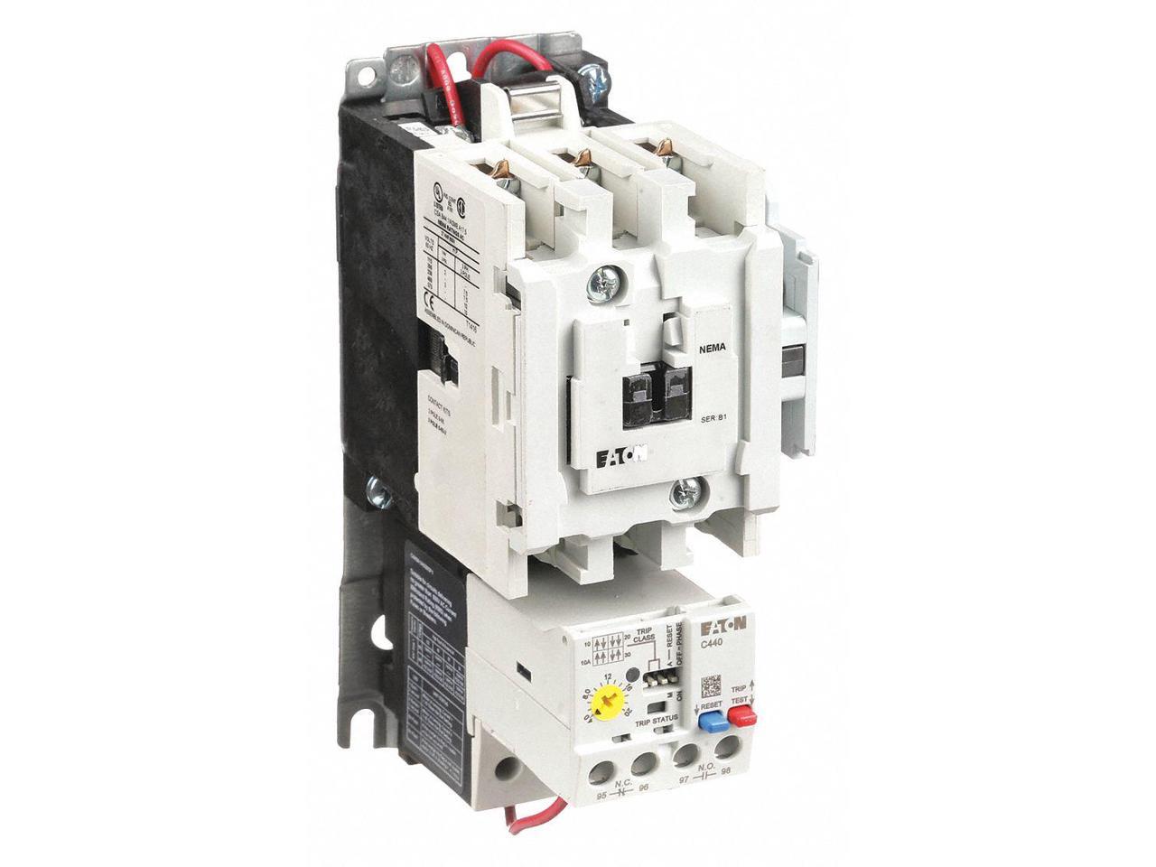 EATON AN19DN0A5E020 Nonreversing NEMA Magnetic Motor Starter, No ...