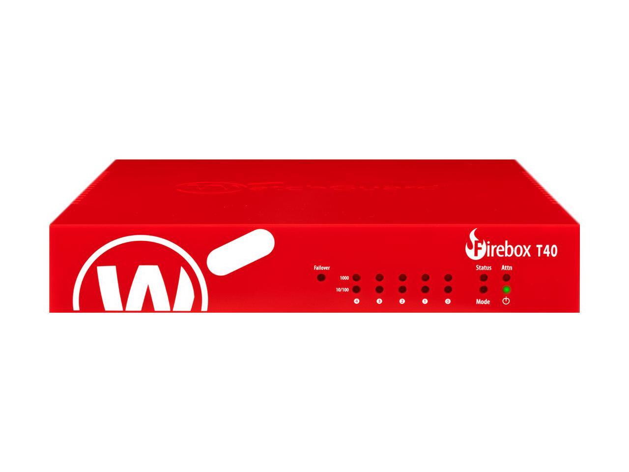 WatchGuard Firebox T40-W with 3-yr Total Security Suite (US) - 5 Port ...