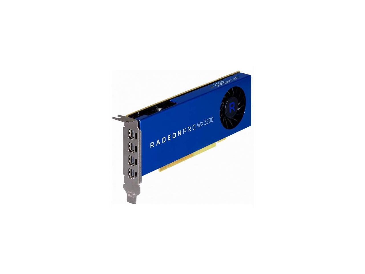 HP Radeon Pro WX 3200 Graphic Card - 4 GB GDDR5 - Low-profile - 128 bit ...