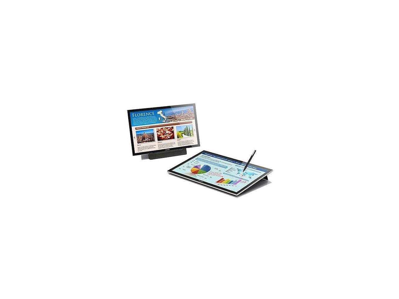 SHARP LL-S201A 20" USB Capacitive Touchscreen Monitor Built-in Speakers ...