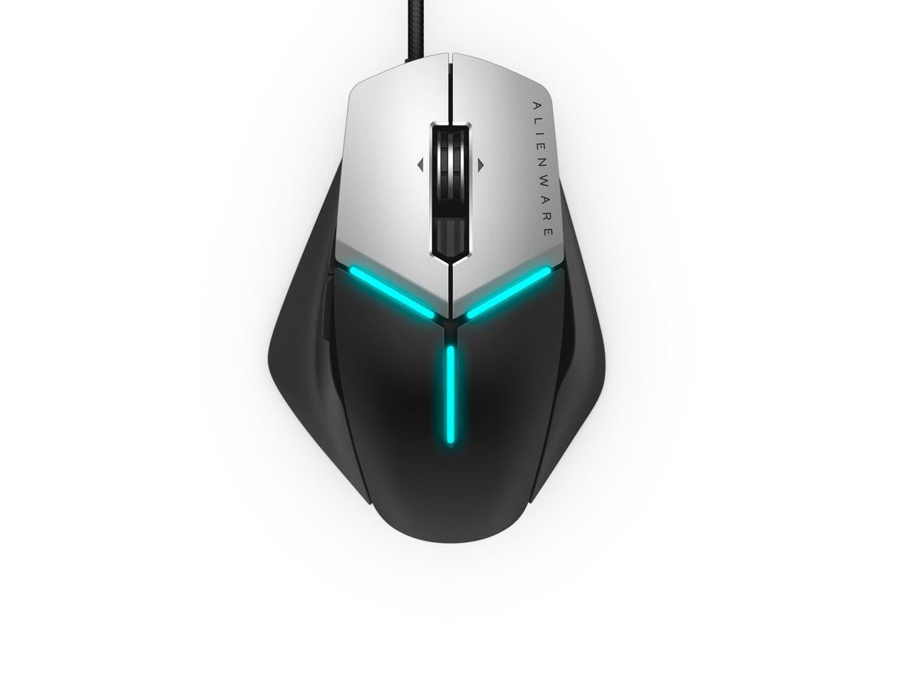 Dell Alienware Elite Gaming Mouse: AW958 - Optical - Black, Gray ...
