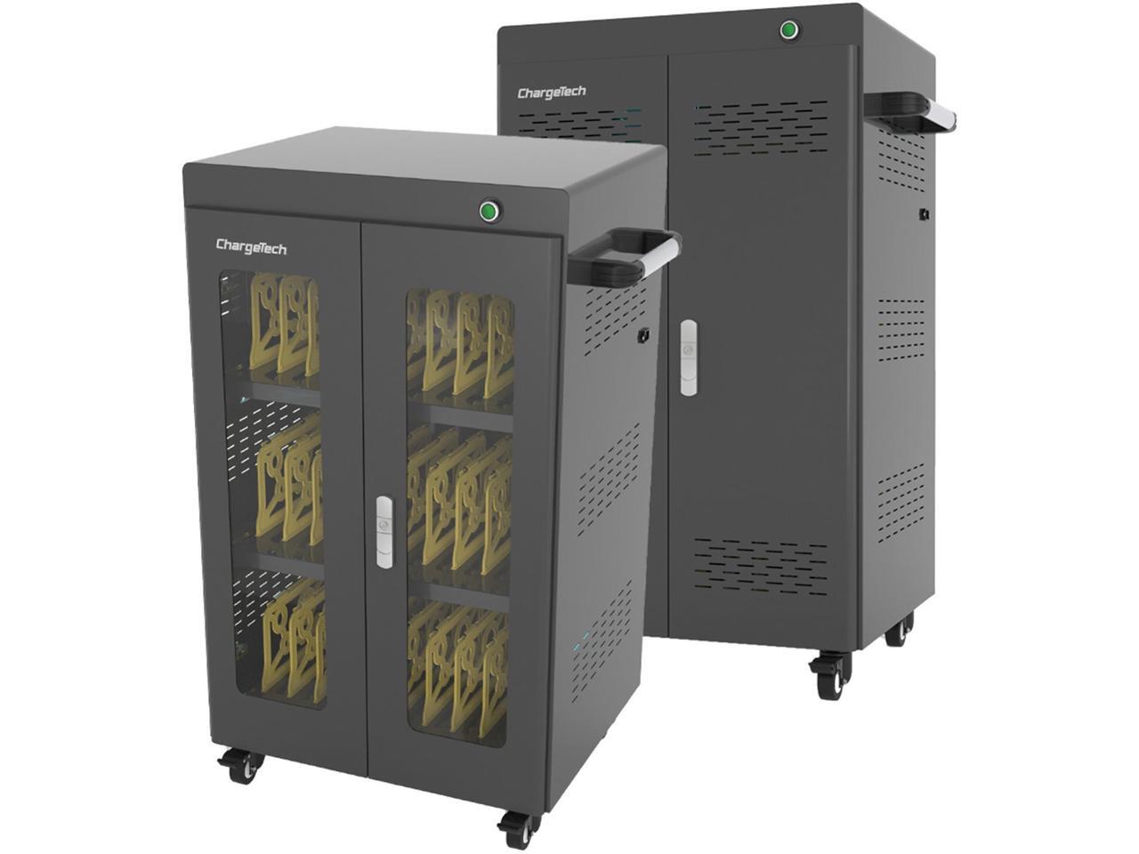 ChargeTech 30 Bay UV Disinfecting & Charging Cart for Laptops ...
