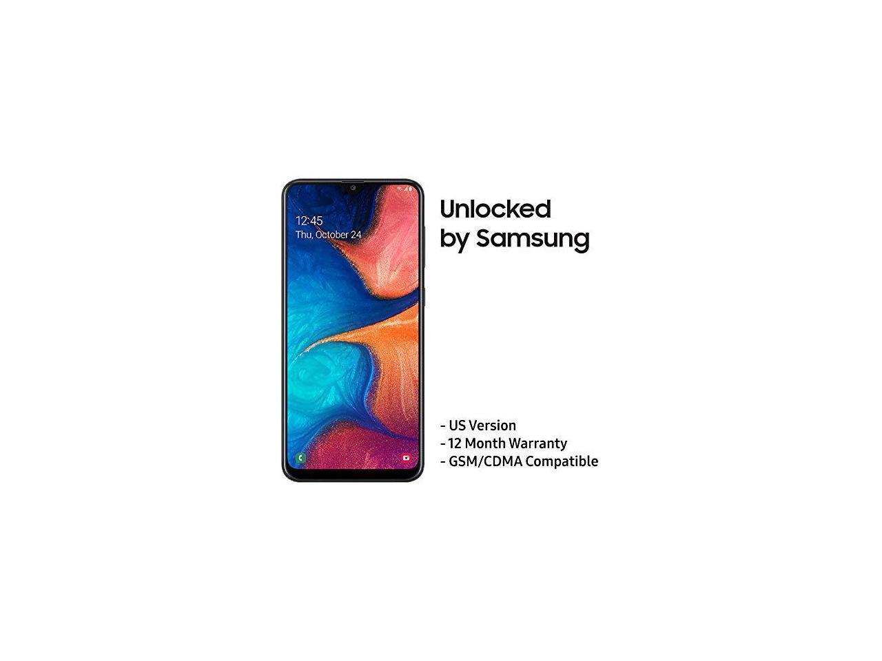 Samsung Galaxy A20 SM-A205U 32 GB Smartphone - 6.4" Full HD - 3 GB RAM ...