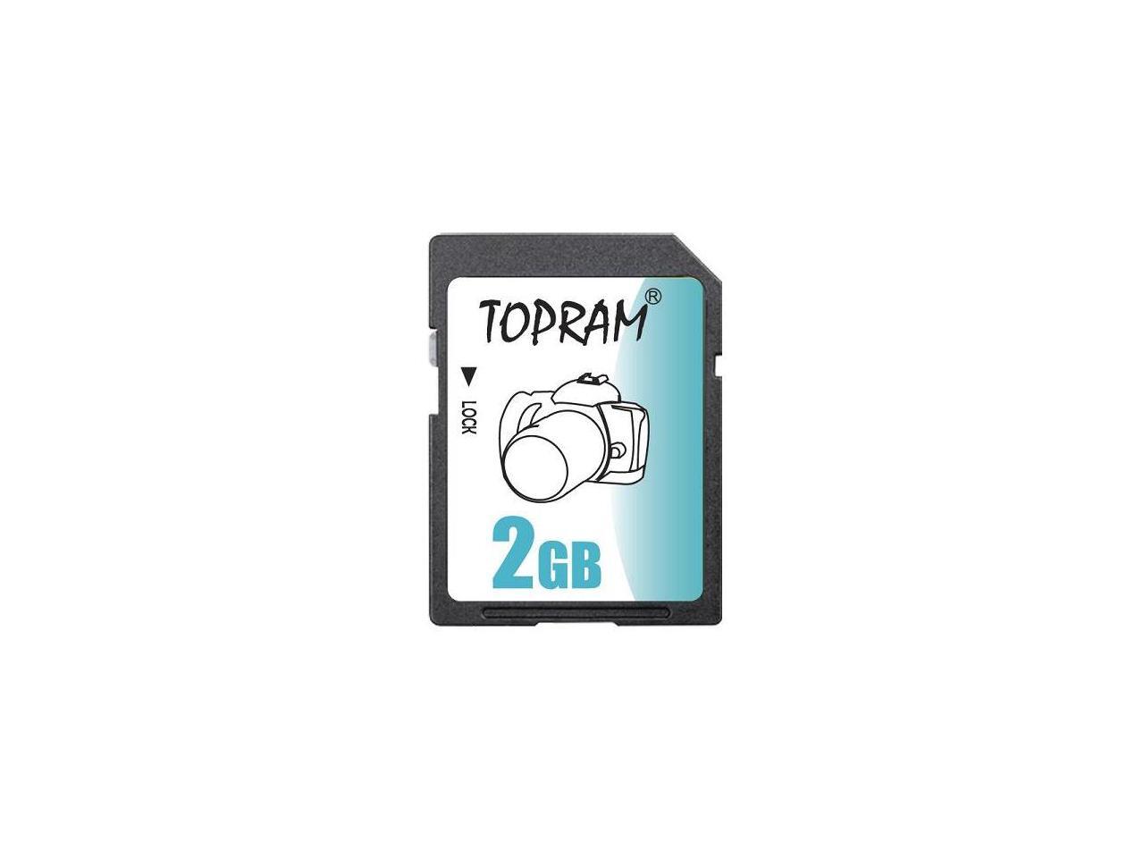 2GB SD TOPRAM 2GB SD 2G SD Secure Digital Card - Bulk - Newegg.com