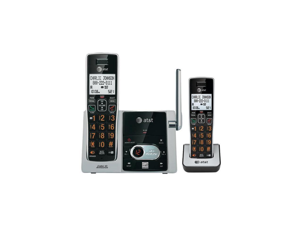 AT&T 4 Handset Cordless Answering System with Caller ID/Call Waiting ...