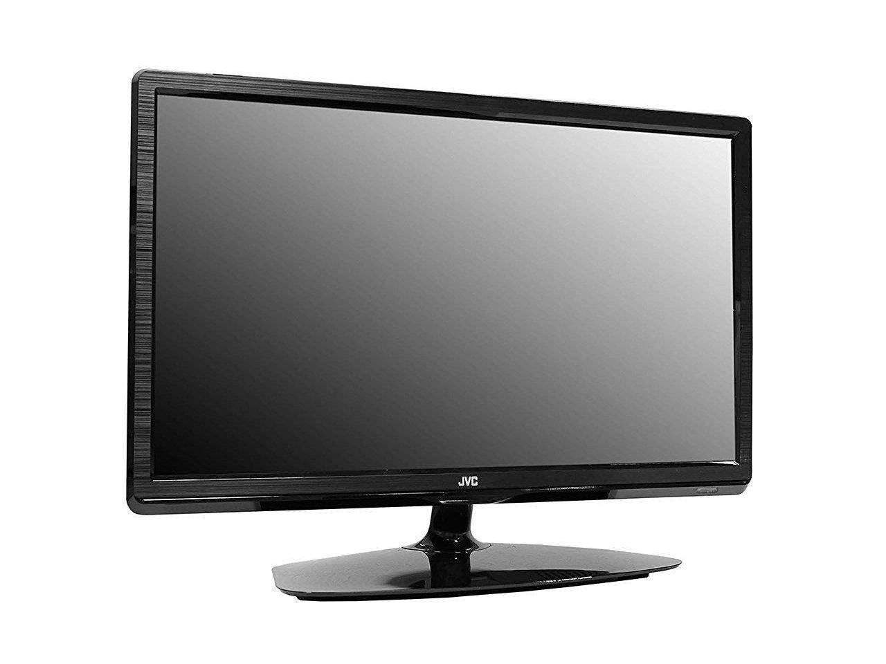 JVC 24" LED HDTV with Built-in DVD Player and Remote Control (LT-24DE74 ...