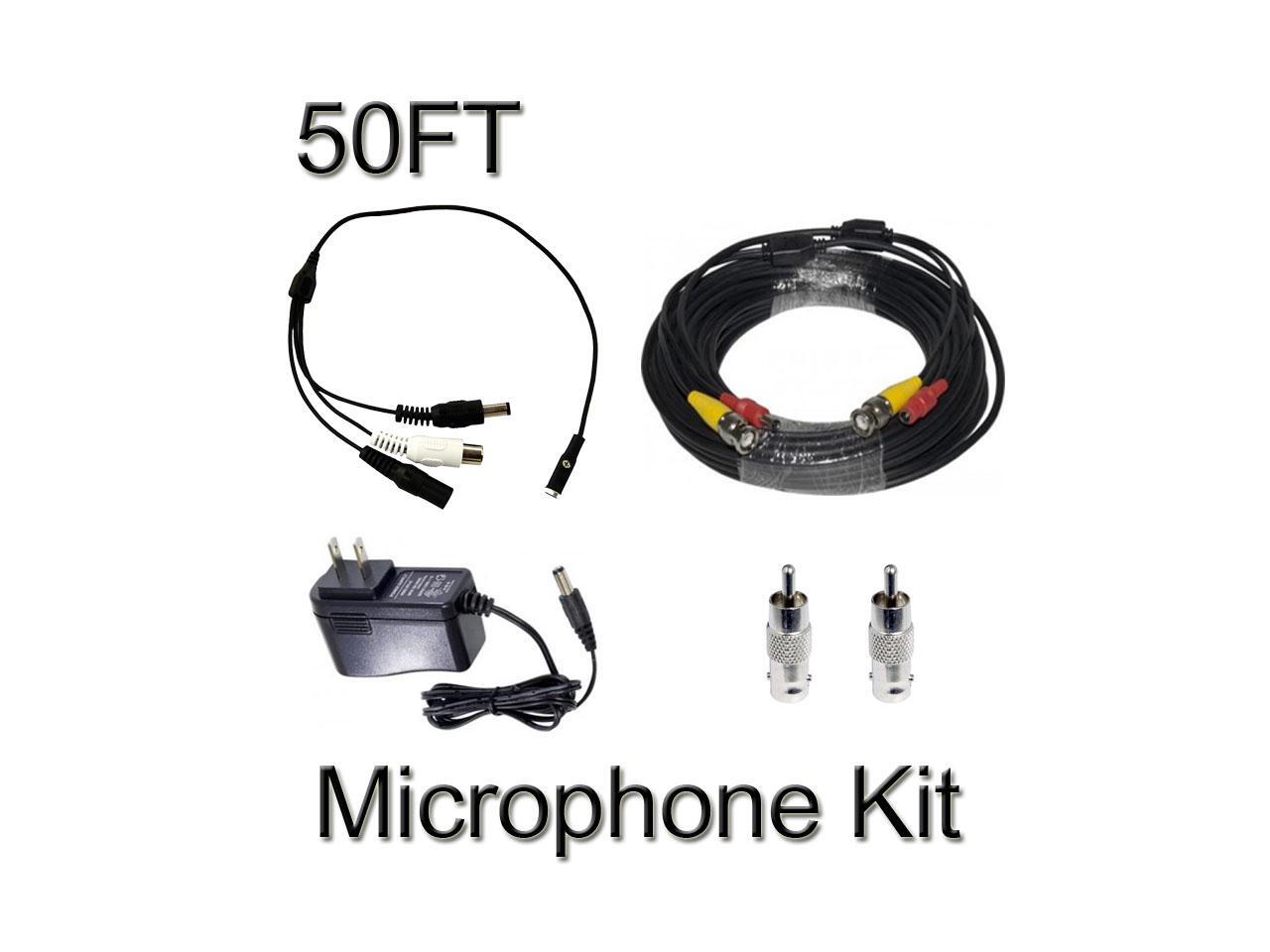 CCTV Microphone Kits for Q-SEE, Swann Any Surveillance DVR Security ...