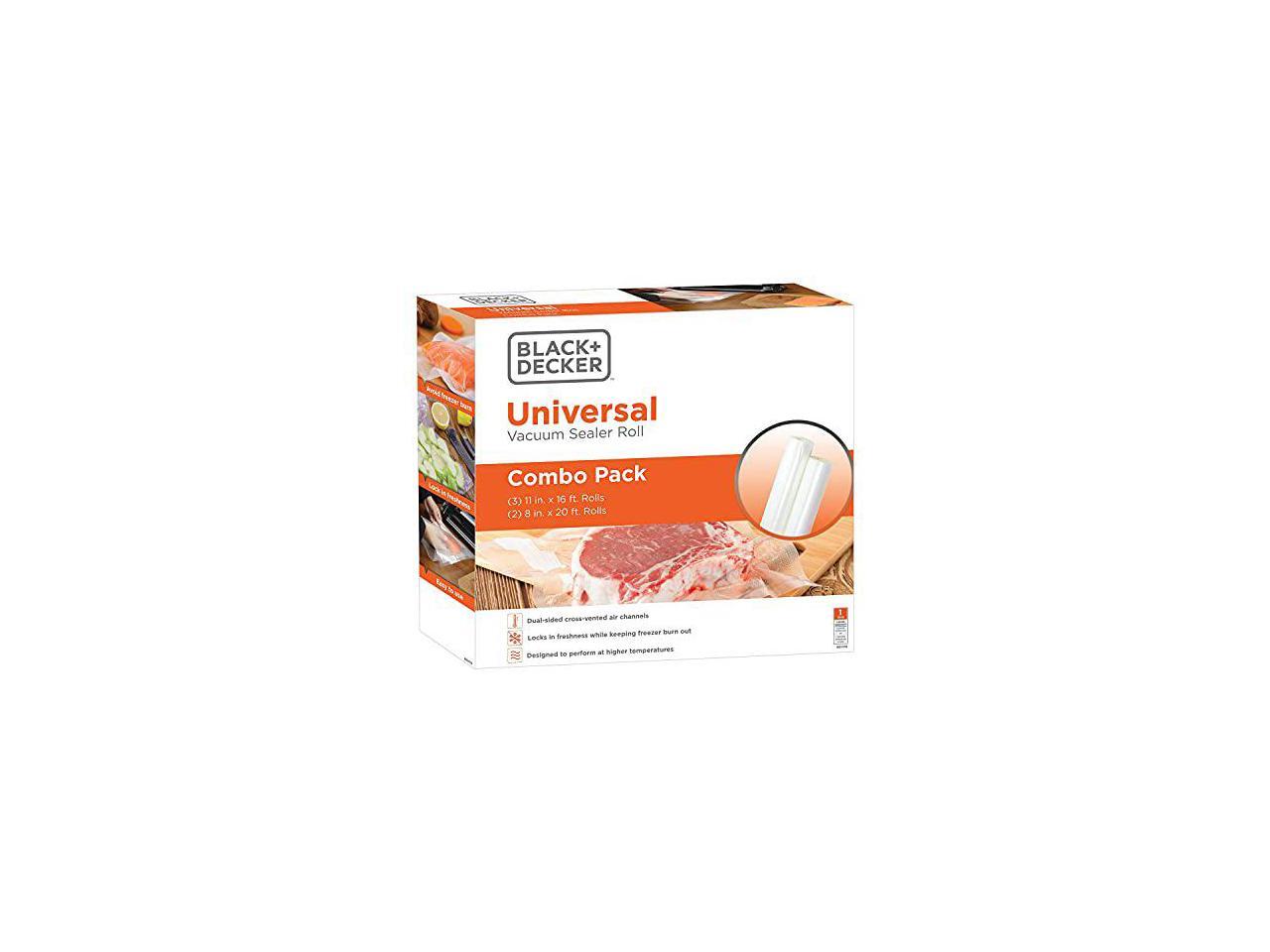 Black & Decker BDVPR VacSeal Roll Combo Pack - Newegg.com
