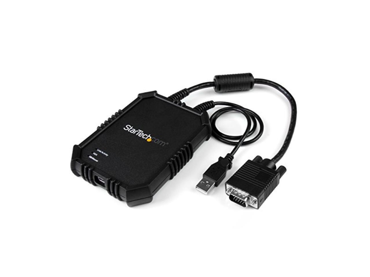 StarTech.com NOTECONS02X Laptop to Server KVM Console - Rugged USB ...