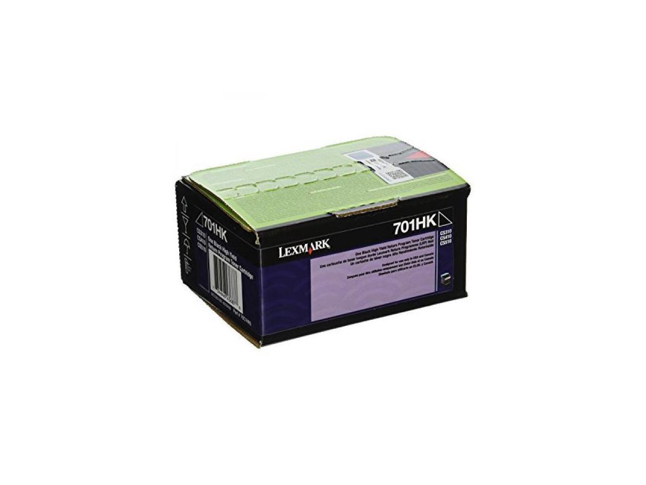 Lexmark 70C1HK0 701HK CS310, CS410, CS510 Black High Yield Return ...