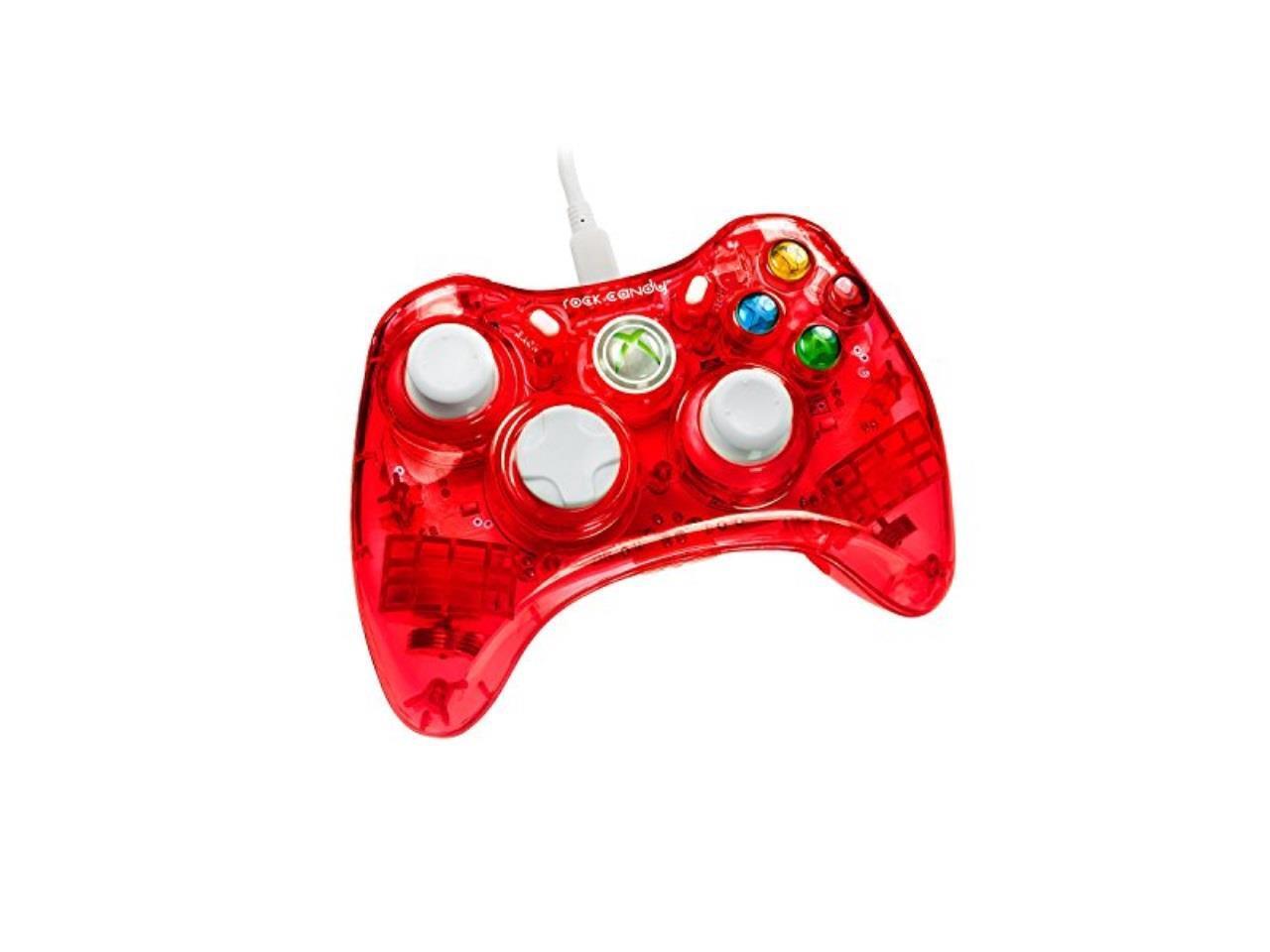 PDP Rock Candy Controller For Microsoft Xbox 360 - Red - Newegg.com