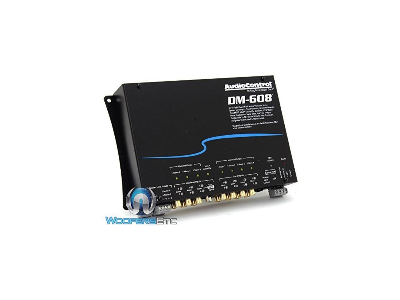 AudioControl DM-608 Premium 6 Input 8 Output DSP Matrix Processor ...